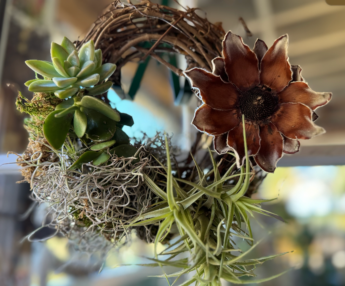 The Kula - Simple Wreath Sentiment — Lehua's Forest, Flower Arrangements & Fruit Trees